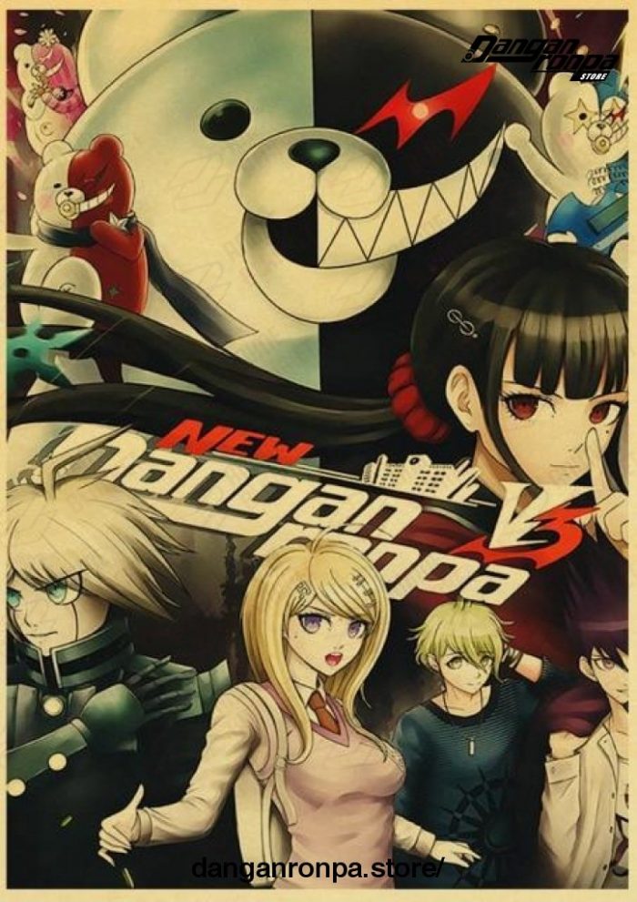 New Danganronpa V3 Kraft Paper Poster - Danganronpa Store